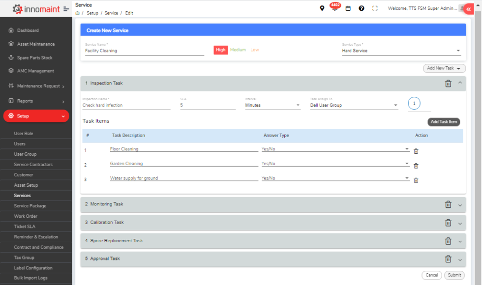 New Release of Version 3.0 | | InnoMaint CMMS
