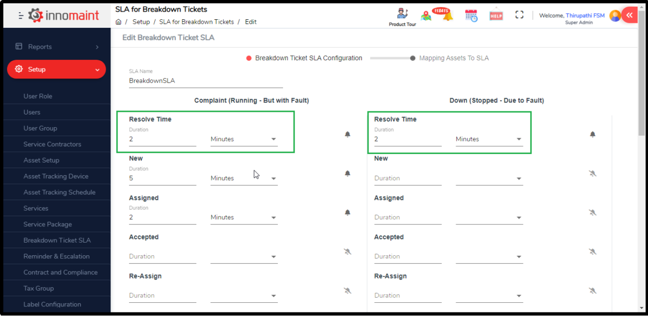 Extended Bulk Actions and Customizable Workflows | Innomaint